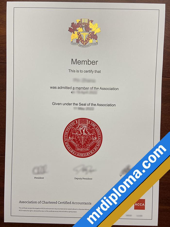 Buy ACCA Custom Printable Certificate Diploma | Printable Diploma