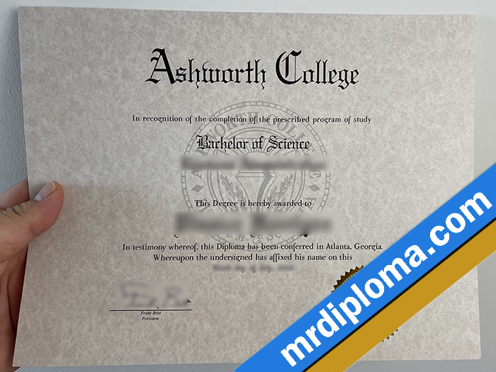 Ashworth College Custom Printable Diploma Certificate | Printable Diploma
