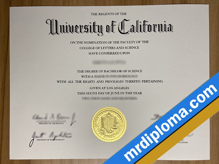 UCLA Custom Printable Degree Certificate | Printable Diploma