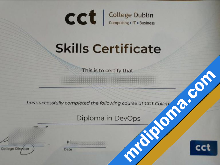 CCT College Dublin Custom Printable Diploma | Printable Diploma