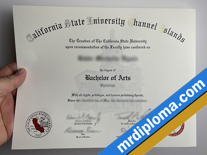 CSU Channel Islands Custom Printable Diploma | Printable Diploma