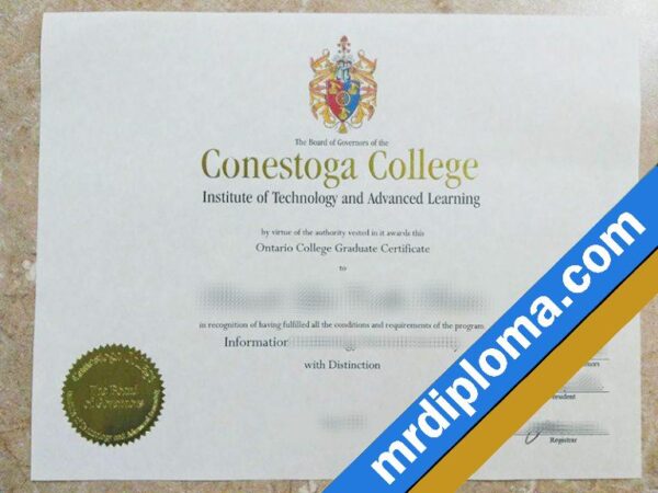 Conestoga College Diploma | Printable Diploma