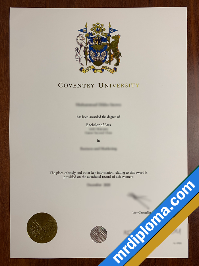 Coventry University Custom Printable Diploma | Printable Diploma