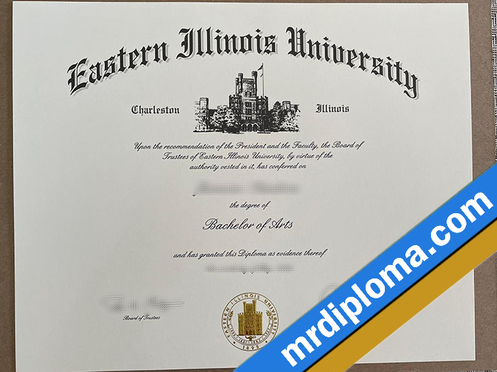 Eastern Illinois University Custom Printable Diploma Transcript ...