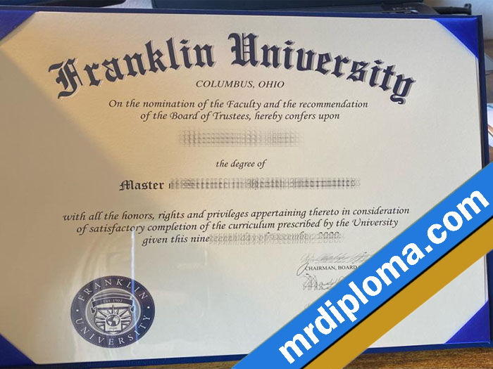 Franklin University Custom Printable Degree | Printable Diploma