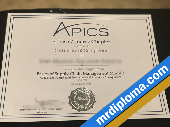 Association for Supply Chain Management (APICS) Custom Printable ...