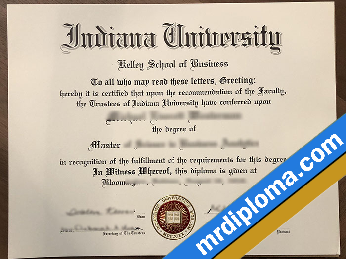 Custom Printable Indiana University Diploma | Printable Diploma