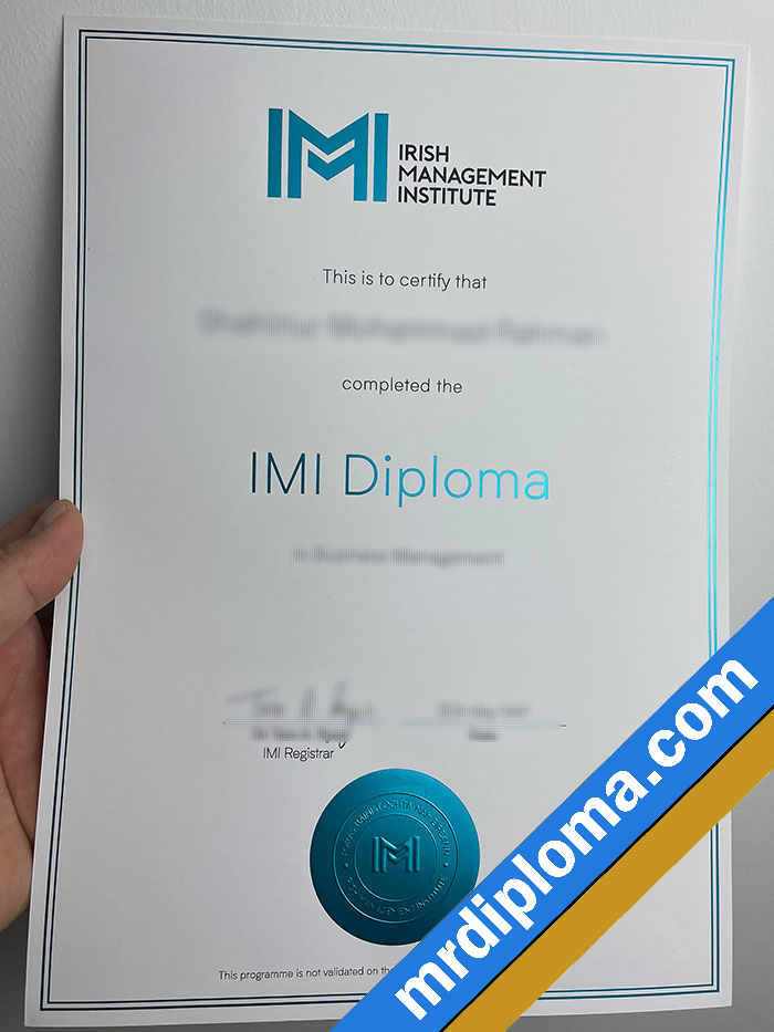 Irish Management Institute Custom Printable Diploma Certificate ...