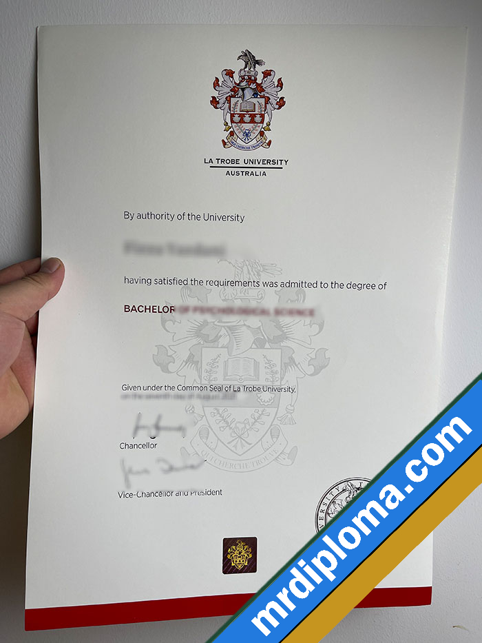 La Trobe University Custom Printable Degree Certificate | Printable Diploma