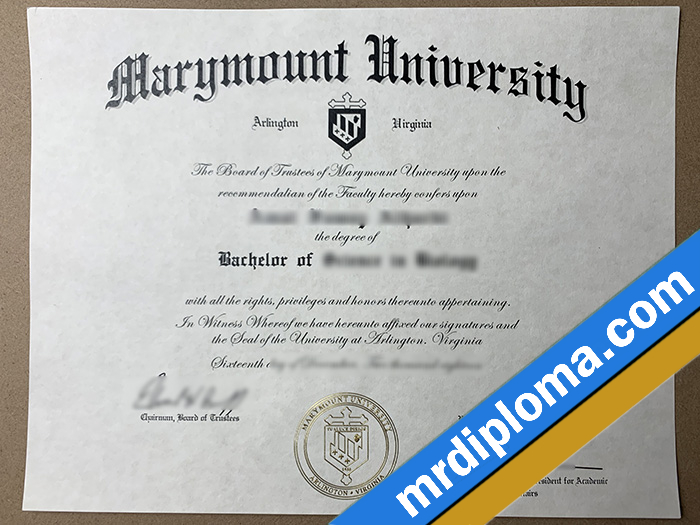 Marymount University Custom Printable Diploma Certificate | Printable Diploma