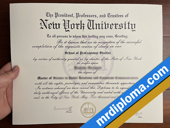 New York University (NYU) Custom Printable Degree | Printable Diploma