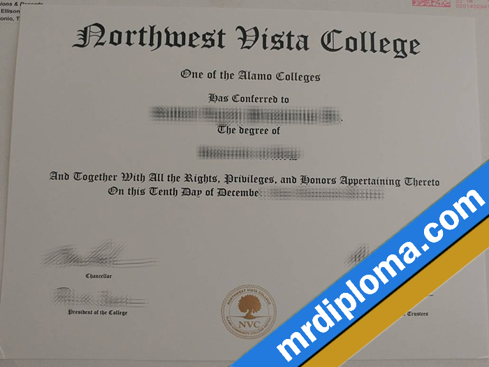 Northwest Vista College Custom Printable Diploma Certificate ...