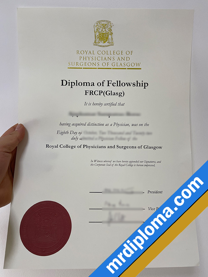 RCPSG Custom Printable Diploma Certificate | Printable Diploma