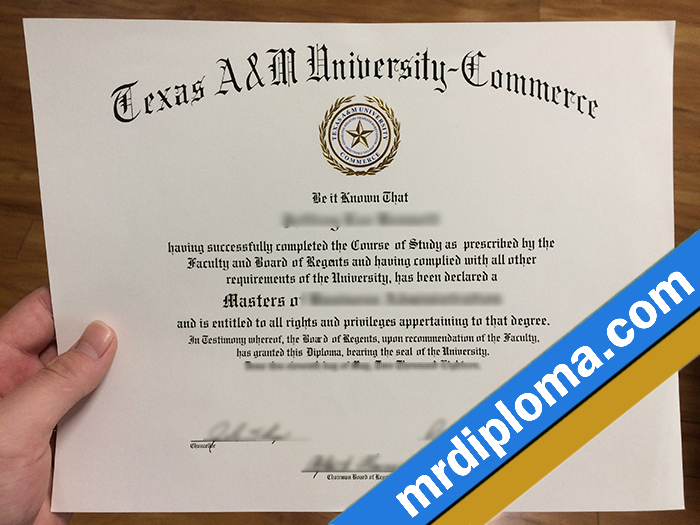 Texas A&M University–Commerce Custom Printable Diploma | Printable Diploma