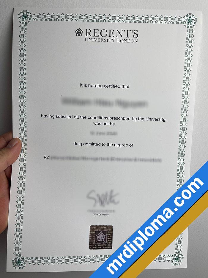 University London Custom Printable Degree Certificate | Printable Diploma