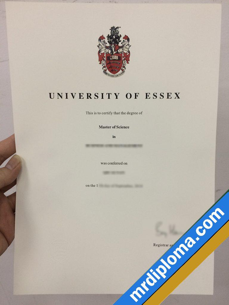 University of Essex Custom Printable Degree Certificate | Printable Diploma