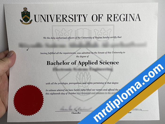 University of Regina Custom Printable Degree Certificate | Printable Diploma