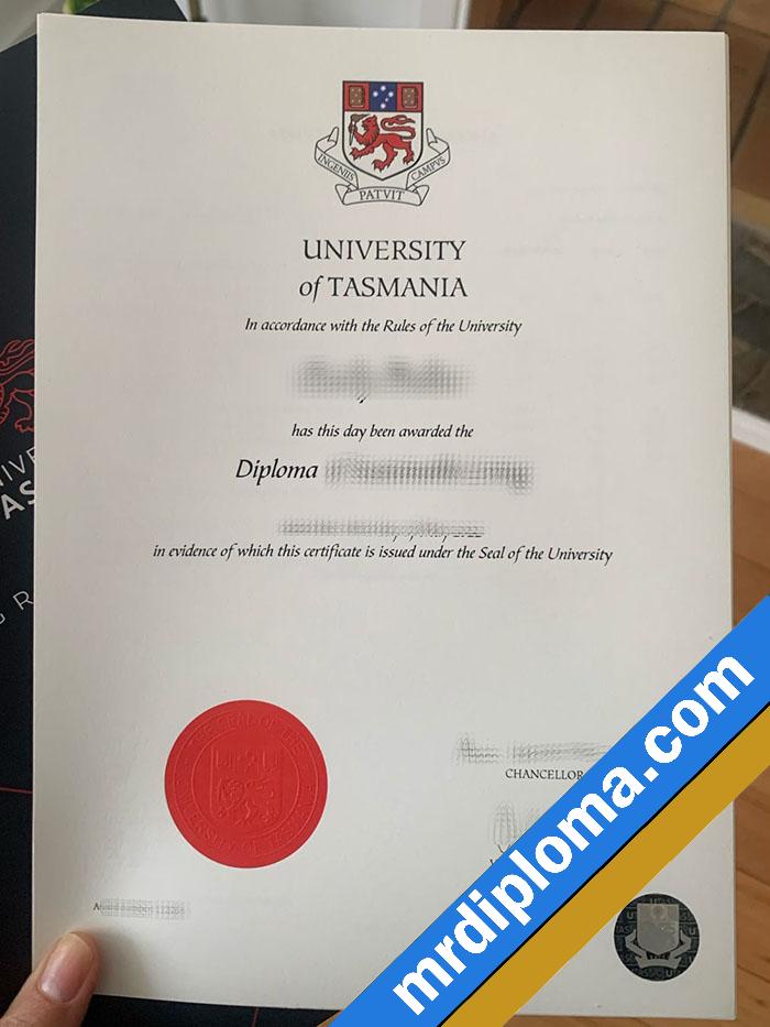 University of Tasmania Custom Printable Degree Certificate | Printable ...