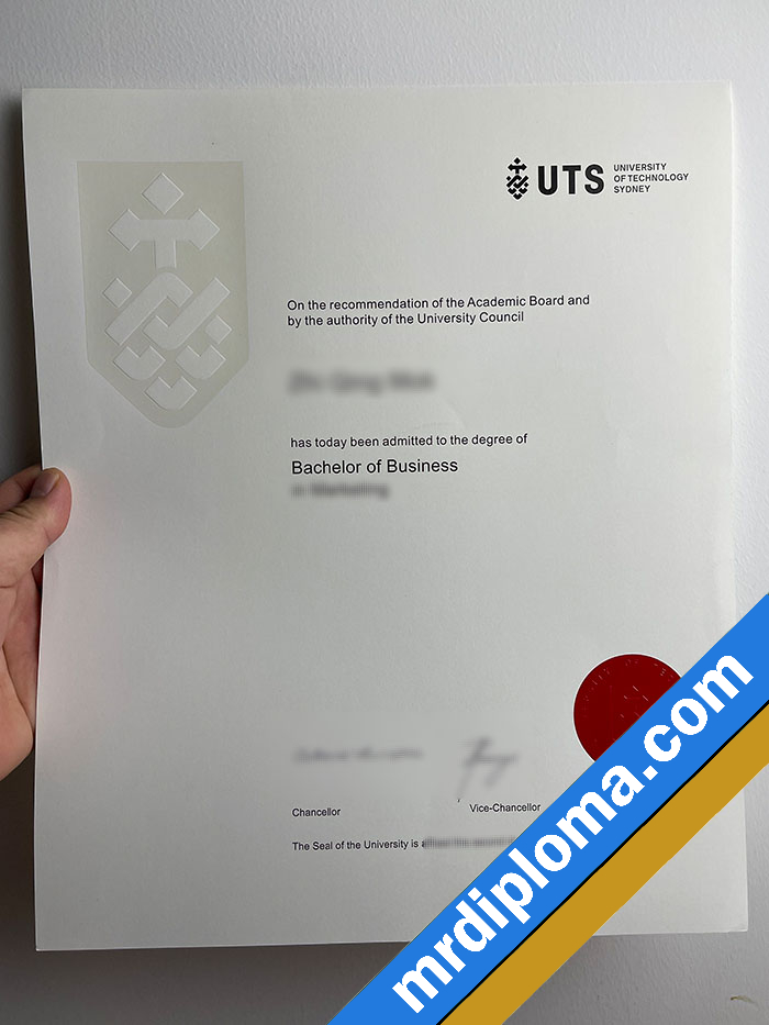 University of Technology Sydney Custom Printable Diploma | Printable Diploma