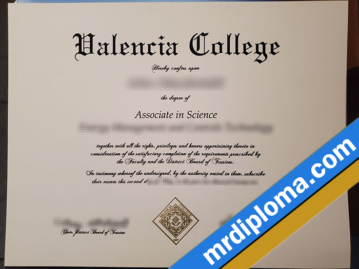Valencia College Custom Printable Degree Certificate | Printable Diploma