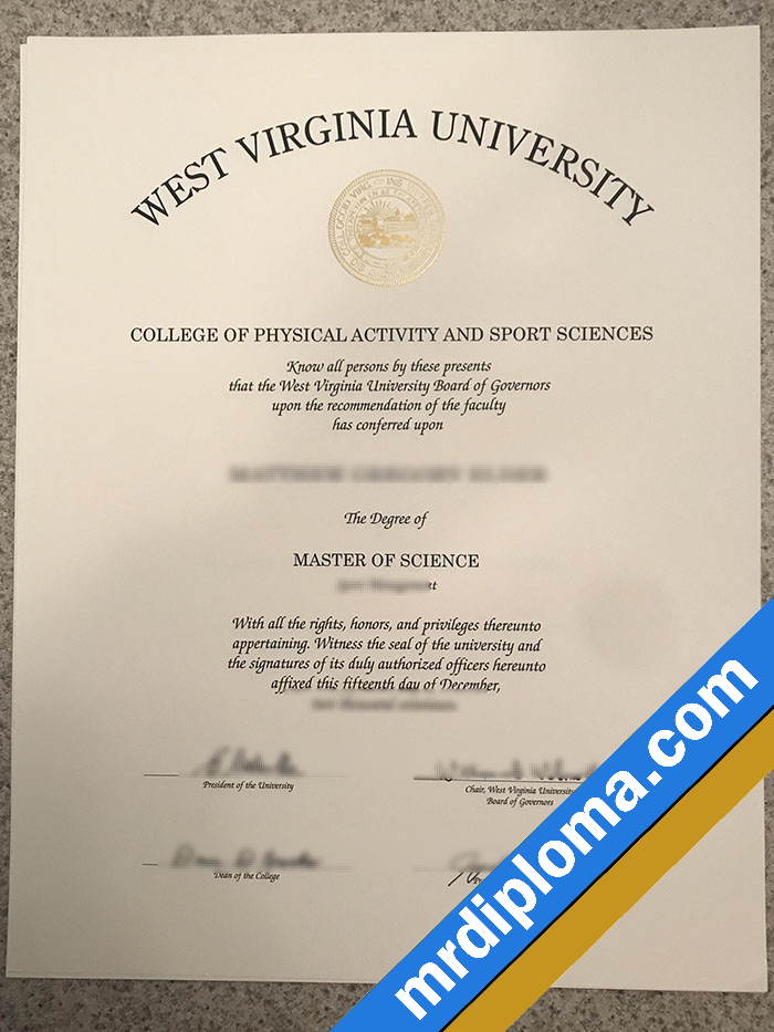 West Virginia University Custom Printable Degree | Printable Diploma